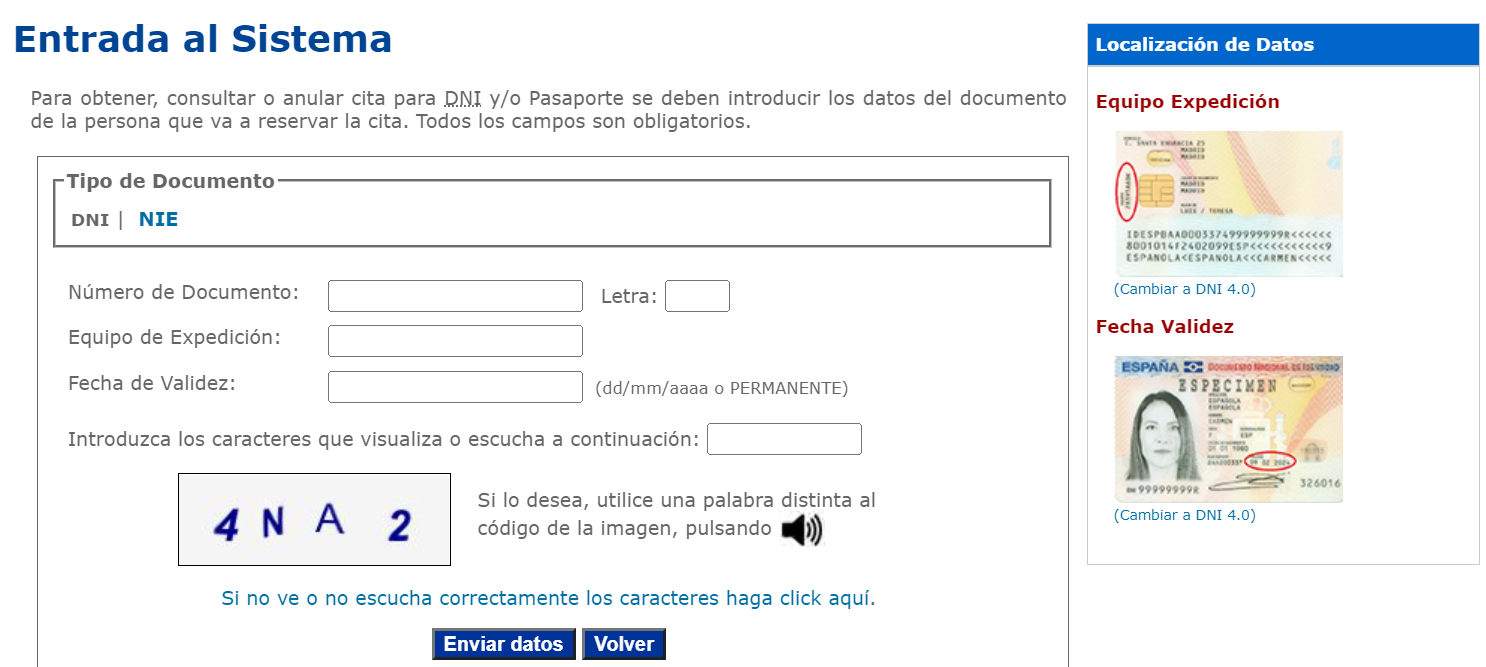 Sesión 6 – Pedir cita para renovar DNI – EntzunApp